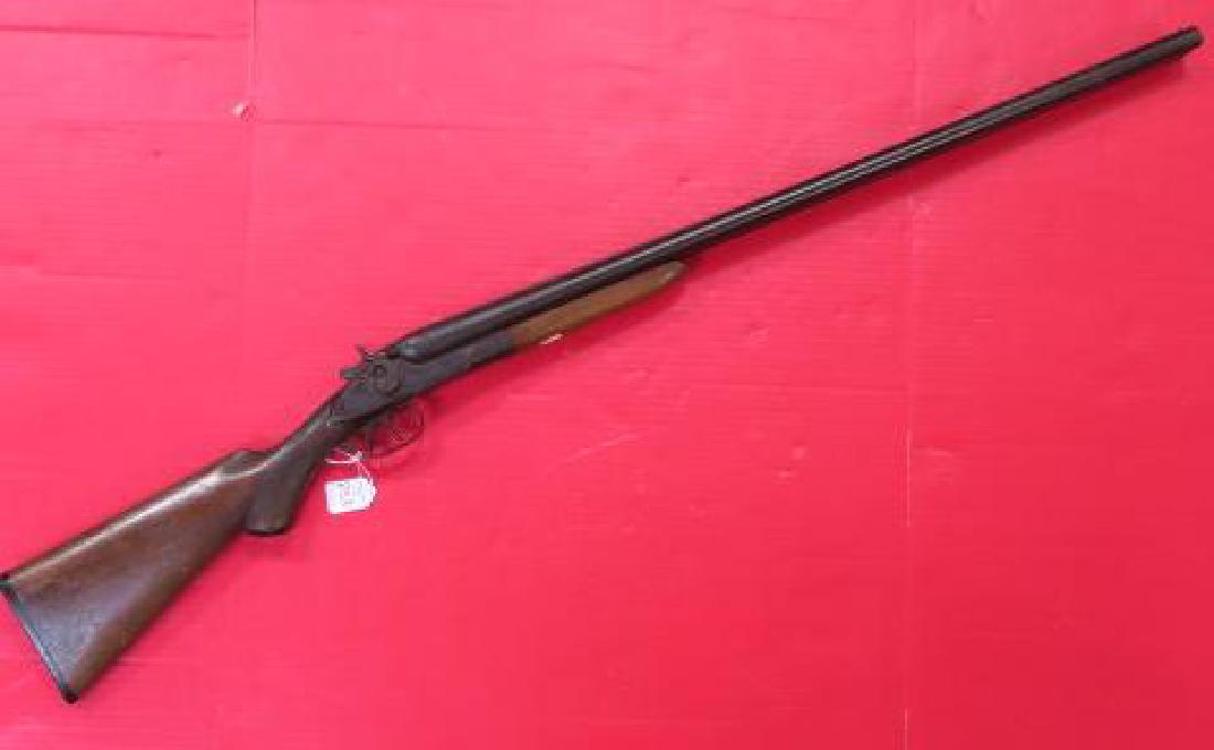 KING NITRO 12 GA Double Barrel Hammer Gun, Ca 1910: