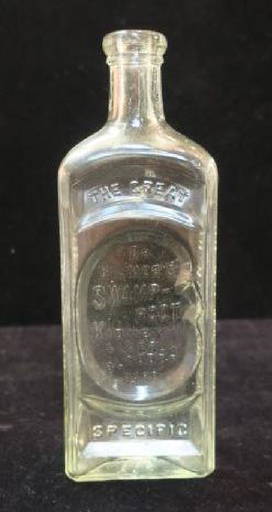The Great Dr. Kilmer's Swamp Root Medicine Bottle: