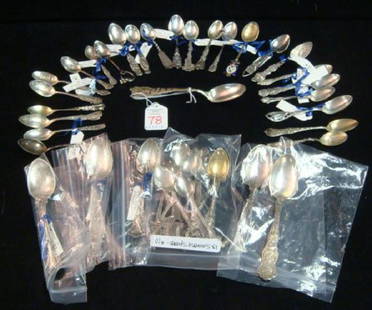 Montana Sterling Silver Collector Spoons