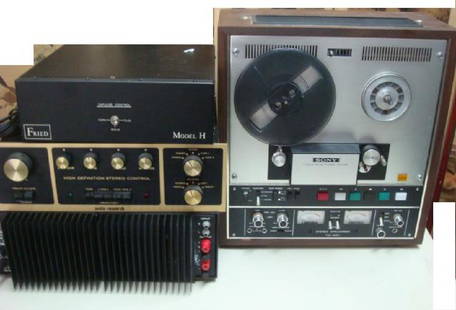 Sony Reel To Reel Tape Recorder Model Tc 580