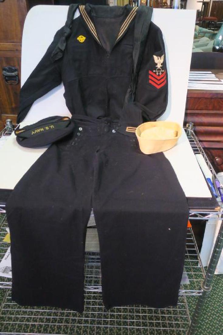 Complete US Navy Dress Blue "Cracker Jack" Uniform: