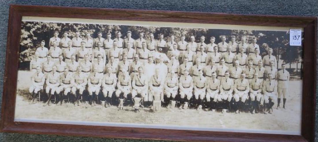 Panoramic Unit Photo; Troop A 13th Cavalry, CA 1938: