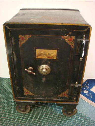 Antique 1890's Floor Safe With Yale Combination Lock: