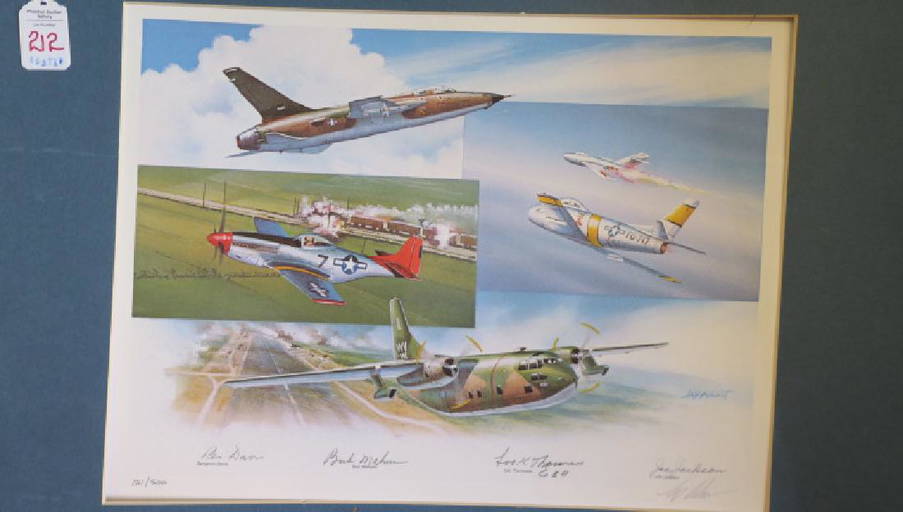 Jay Ashurst Signed Commemorative Aviation Art, 121/500: