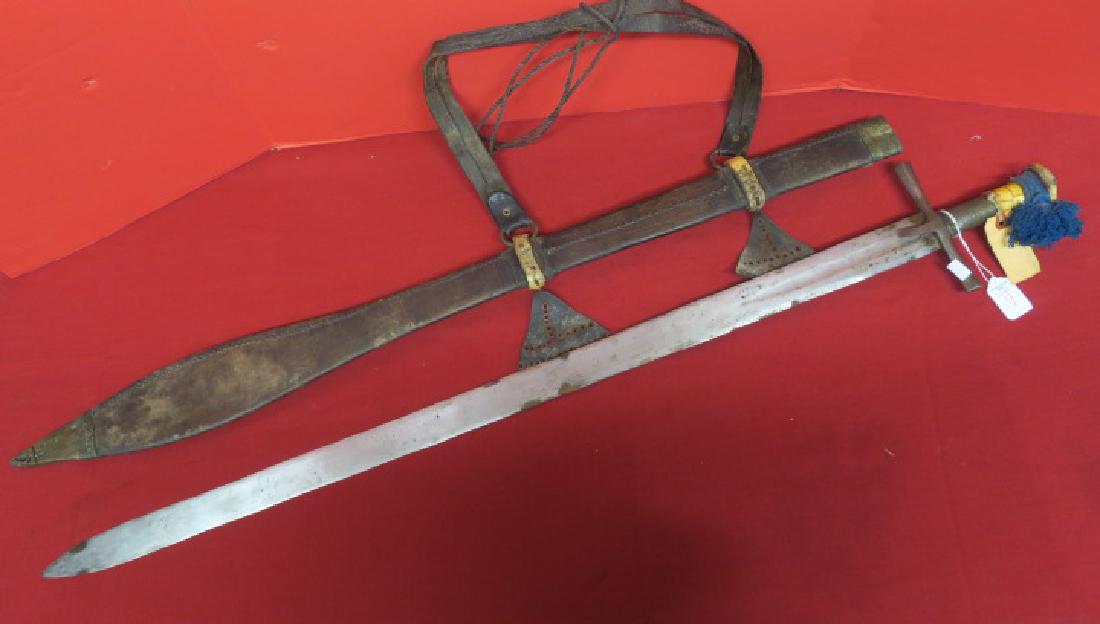 Sudanese KASKRA, Whirling Dervish Long Broad Sword: - Aug 18, 2019 ...