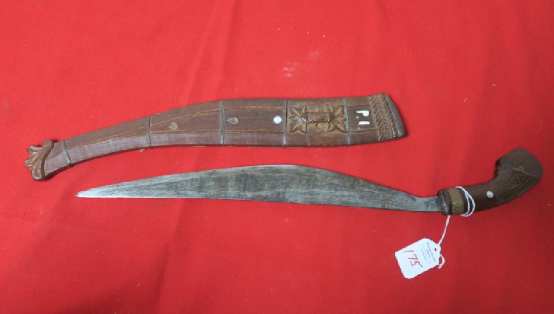 Philippine ITAK TAGALOG Knife with Wooden Scabbard: - Aug 18, 2019 ...
