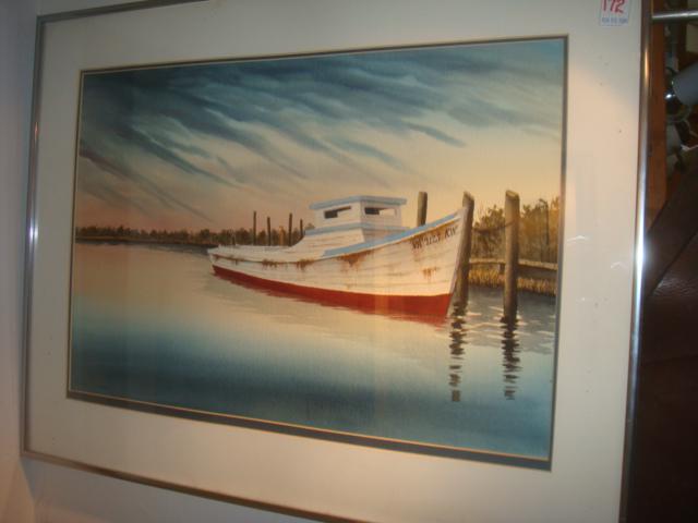 Judy Smith, Chesapeake Bay Deadrise Boat Painting: