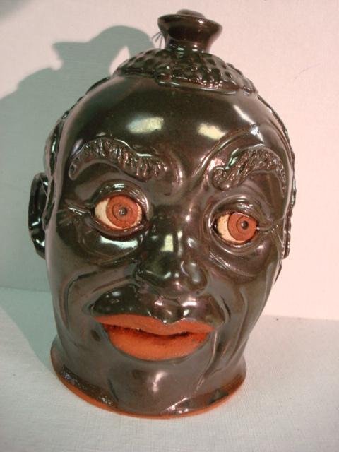 241: YVETTE LEPLEY African American Pottery Face Jug #2 - Oct 19, 2008 ...