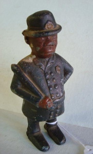 Rare Vintage Cast Iron Black Americana Bank