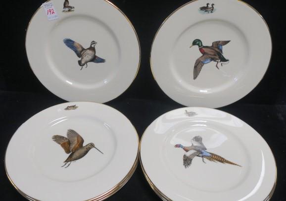 Eight Delano Studios Dennis Puleston Bird Plates: