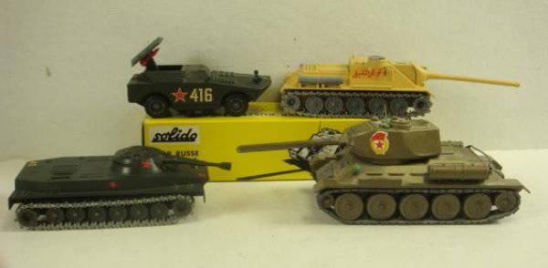 4 Solido Military Scale Detailed Models