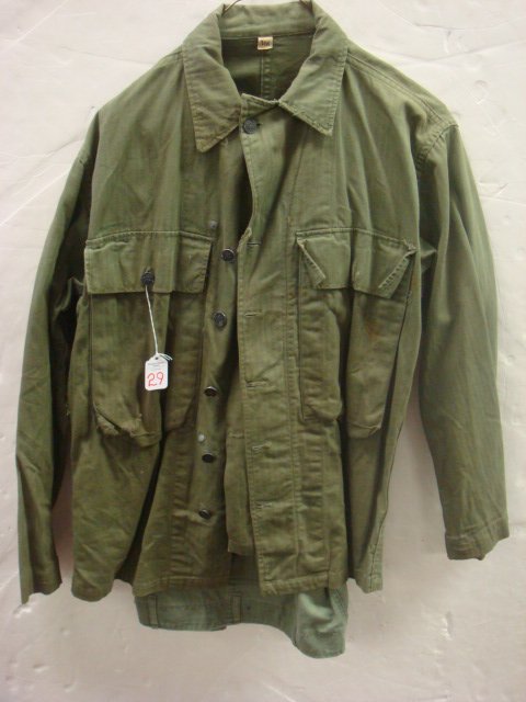 29: US ARMY WWII Herringbone Twill Fatigue Uniform: