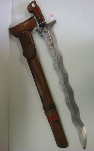 178: Malay KRIS SWORD with Wooden Scabbard: - Apr 18, 2010 | Phoebus ...