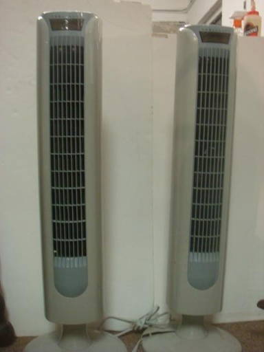 Two Aloha Breeze Tower Fans