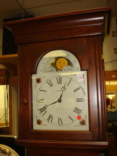Howard Miller Moon Dial Weighted Grandfather Clock