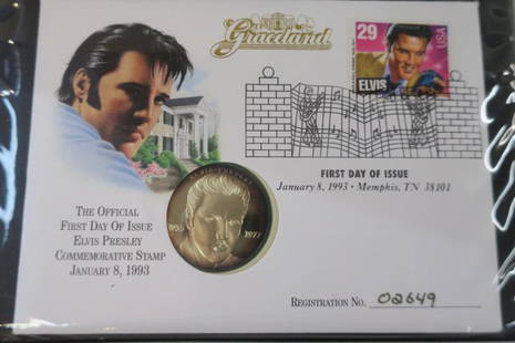 1993 Elvis Presley First Issue Plate