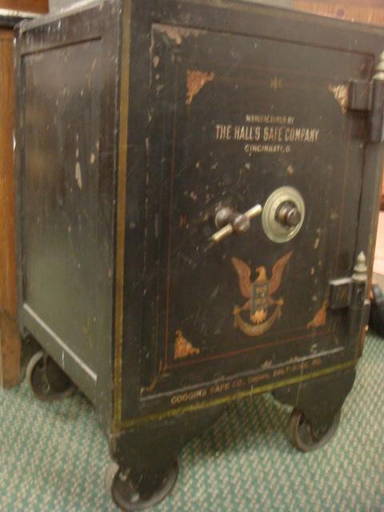 Hall's Safe Co. 1906 Iron Safe With Combination