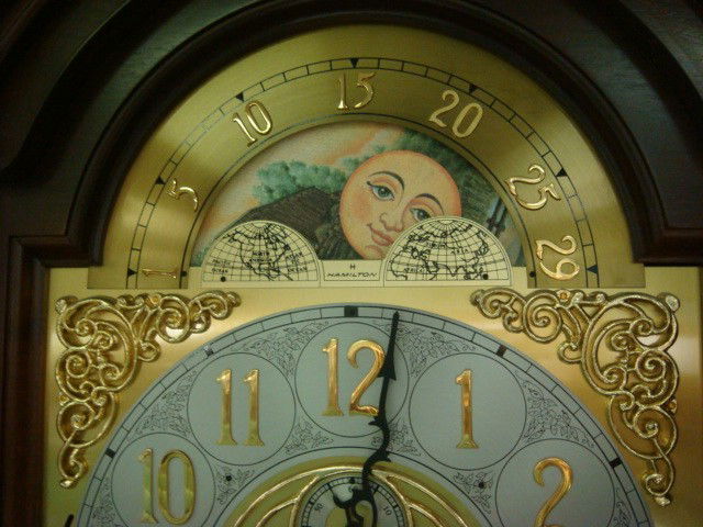 251: HAMILTON Lancaster County Grandfather Clock: : Lot 251