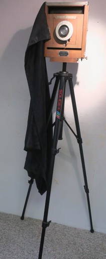 Eastman View Camera 33a On Tripod: