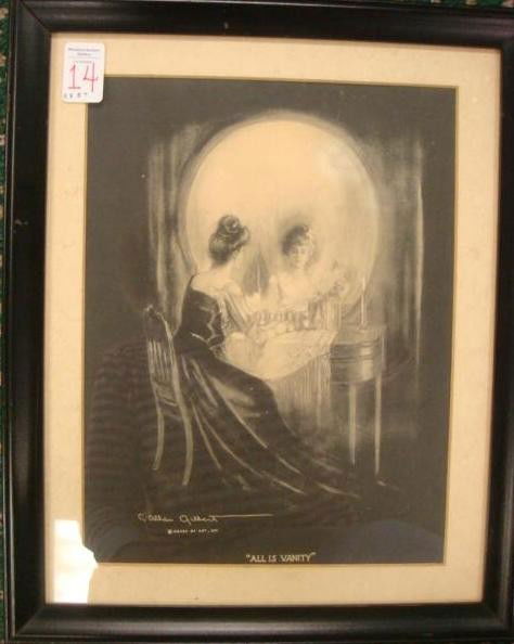 14: ALAN GILBERT "All is Vanity" Print: