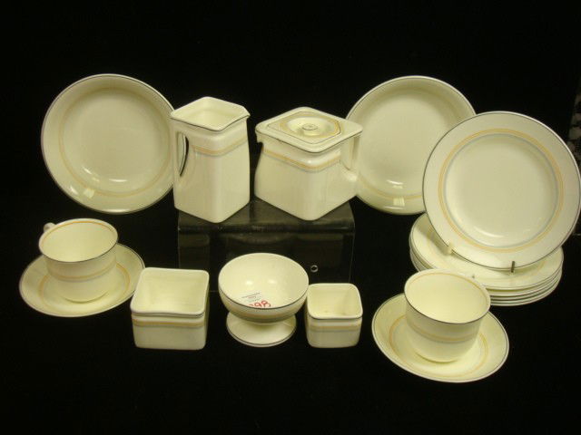 298: Cunard Lines Foley 16 Pc. Breakfast Set Cube Patte - Sep 05, 2011 ...