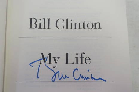 Bill Clinton Limited Edition Book Signed, 2004