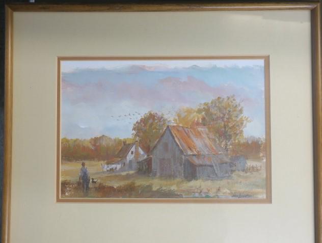 JOHN LOREN HEAD, Framed Landscape on Paper: (#0032) on Jan 01, 2023 ...