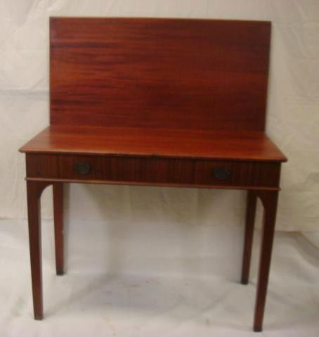 Chippendale Style Fold Over Mahogany Game Table