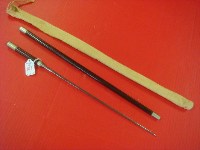 141: USMC Swagger Stick with Triangular Sword Blade: