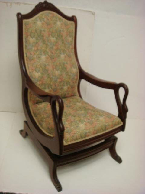 222: Mahogany Goose Neck Platform Rocker: - Apr 01, 2012 | Phoebus ...
