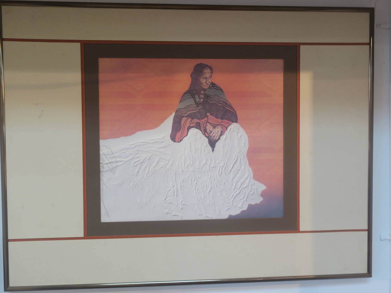 Norma Andraud Native American Signed Print: Auction