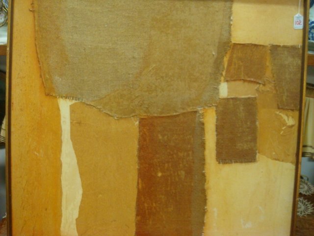 102: Signed ROBERT VICK Mixed Media on Canvas: