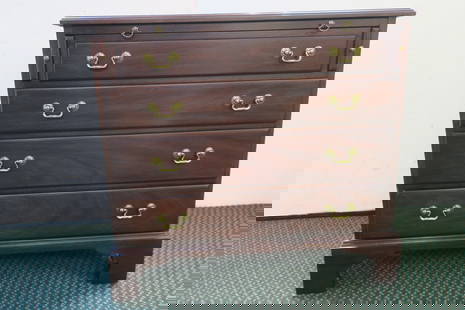 Henkel Harris Four Drawer Bachelors Chest: