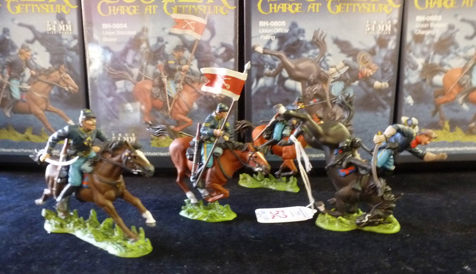 Buy Black Watch, Custer Charge At Gettysburg, 4 Figures: | Phoebus ...