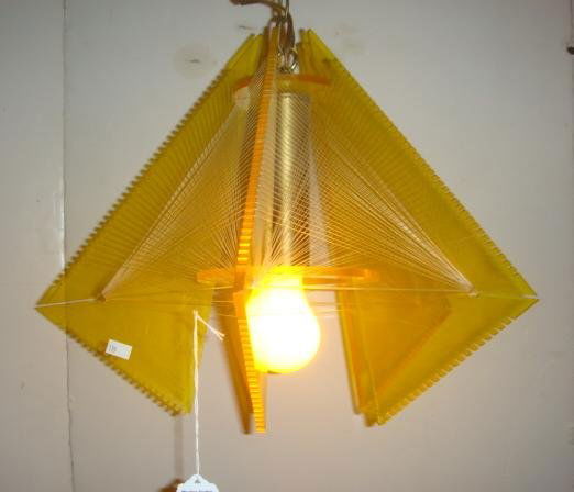 Retro Swag Acrylic and Nylon String Light Fixture: