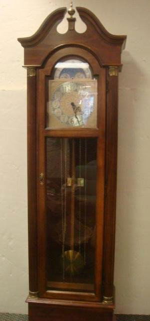 RIDGEWAY Cherry Finish Grandfather Clock: - Mar 17, 2013 | Phoebus ...
