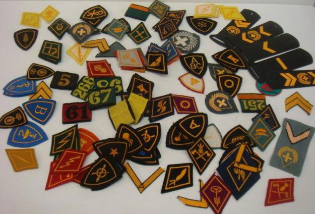 130 Swiss Army Branch Insignia and Shoulder Tabs: