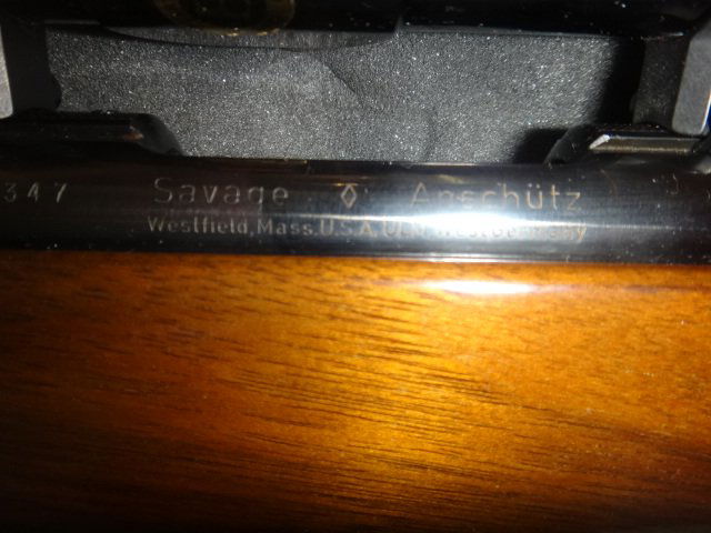SAVAGE ANSCHUTZ Model 153 Rifle W/ BOSCH & LOMB Scope: : Lot 213
