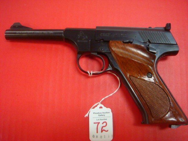 COLT "WOODSMAN" 22 CAL Long Rifle Target Pistol: