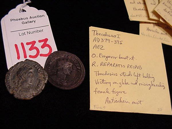 Eight Byzantine Emperor Coins From 286a