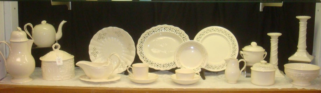 LEEDSWARE Classical Creamware Collection, 18 Pcs.: