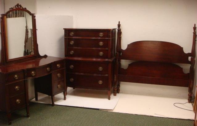 DREXEL Three Pc. Mahogany Bedroom Set, Kent Group: - Jan 01, 2014 ...