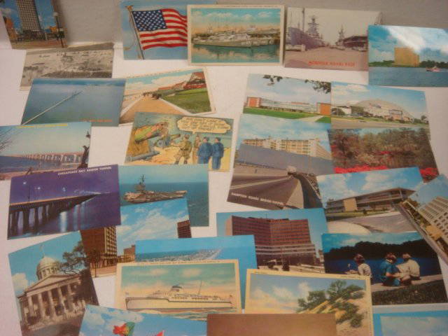 30+ 1950's Postcards Of Hampton Roads: