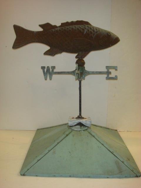Cod fish full body copper weathervane, probably 2nd to - Feb 16, 2019 ...