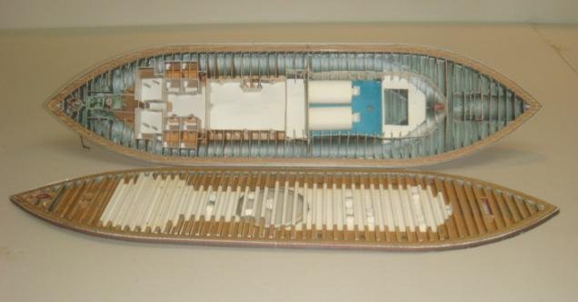 Papercraft Model, USS Monitor Interior, 1/150 Scale: - Jan 04, 2015 ...