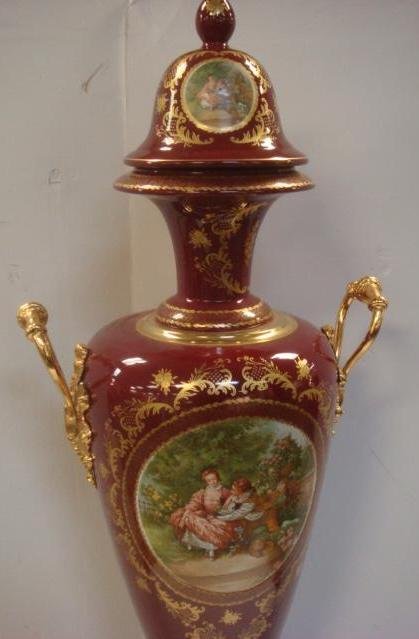 Monumental Porcelain Rococo Urn, Fragonard Frieze: - Feb 08, 2015 ...