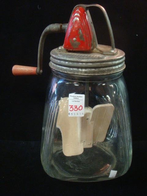 Montgomery Ward Paddle Wheel Butter Churn: