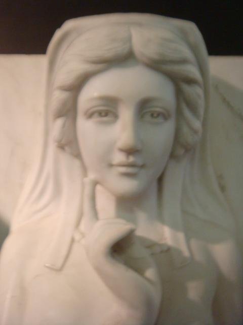 Marble Frieze Greek Nymph CALYPSO Statue: