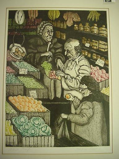 261, Marlaina Deppe Hand Colored Artist Proof Lithograp