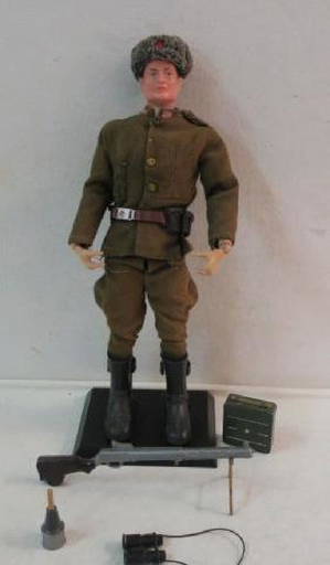 Hasbro Vintage "gi Joe Russian Infantry Man" Ca 1966: